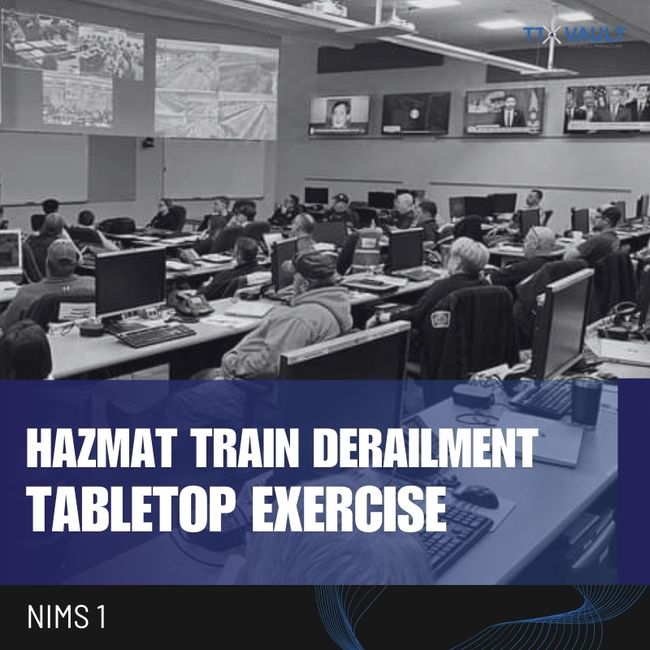 NIMS 1 - Hazmat Train Derailment Tabletop Exercise – TTX Vault