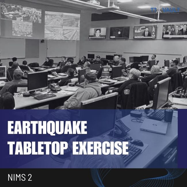 NIMS 2 - Earthquake Tabletop Exercise – TTX Vault